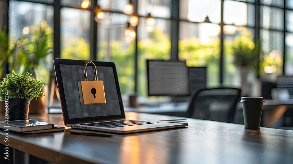 Data Security and Protection for Businesses Visuals showing ...