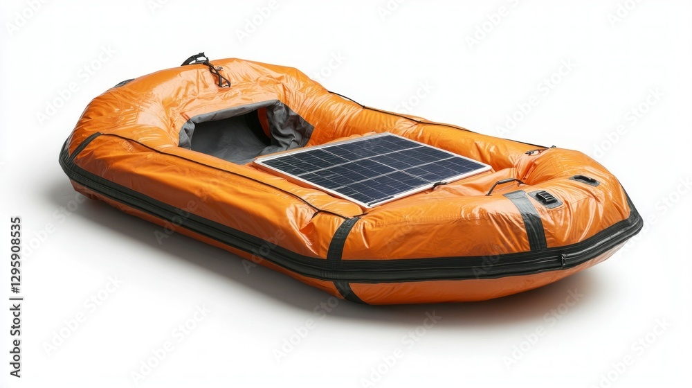 Self-deploying inflatable life raft aquatic safety product showcase ...