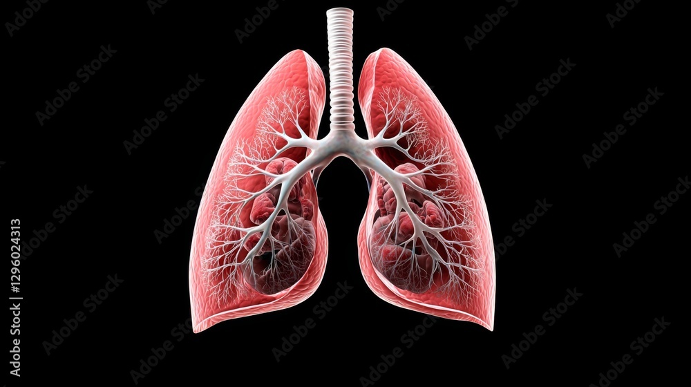 Exploring lung anatomy medical education 3d model digital environment ...