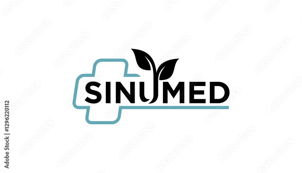 Sinu Med for Cold and flu virus syringe icon logo design template Stock ...