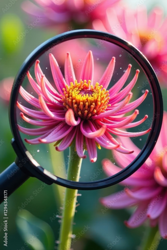 Highly magnified plant stem showing cellular details, epidermis, plant ...