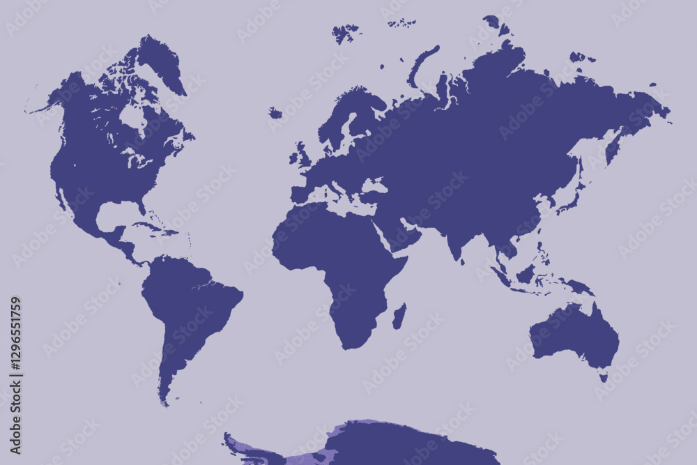 World Map, sign silhouette. World Map Globe. Vector Illustration ...