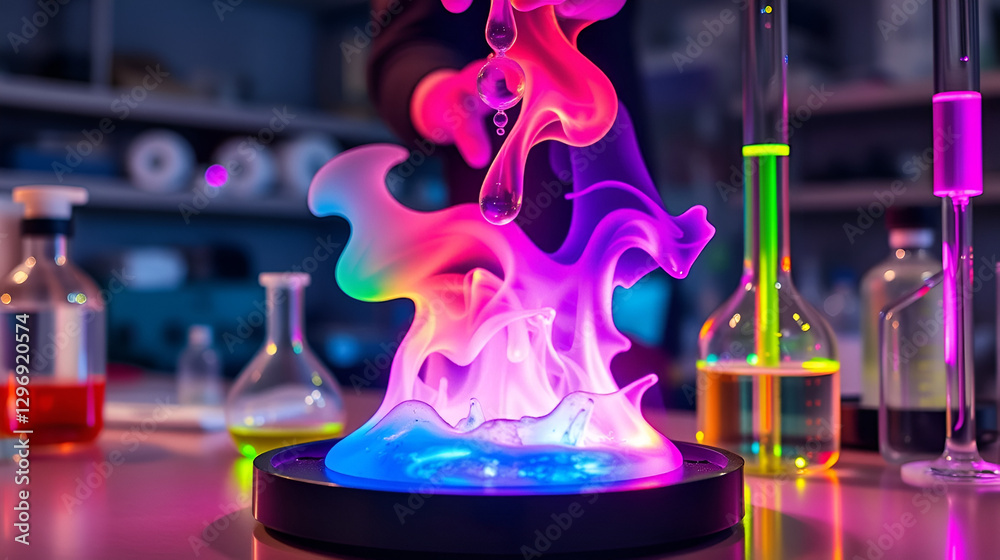 In a laboratory, a remarkable demonstration of chemical vapor ...