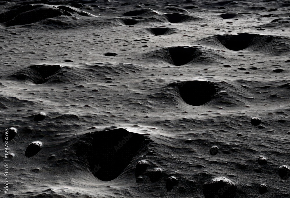 breathtaking lunar landscapes captured detailed celestial shadows ...