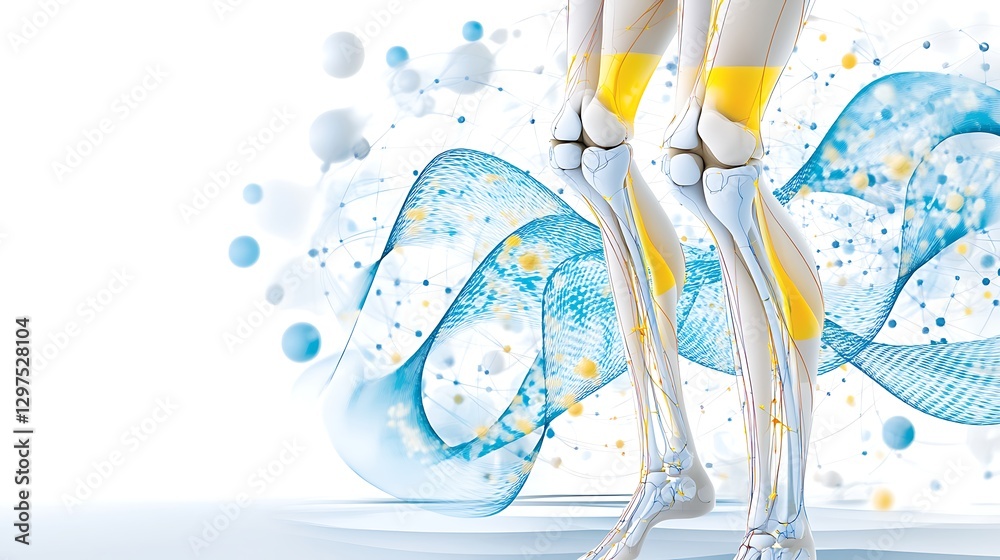 Human Leg Anatomy Musculoskeletal System Nerves Blood Vessels Medical ...