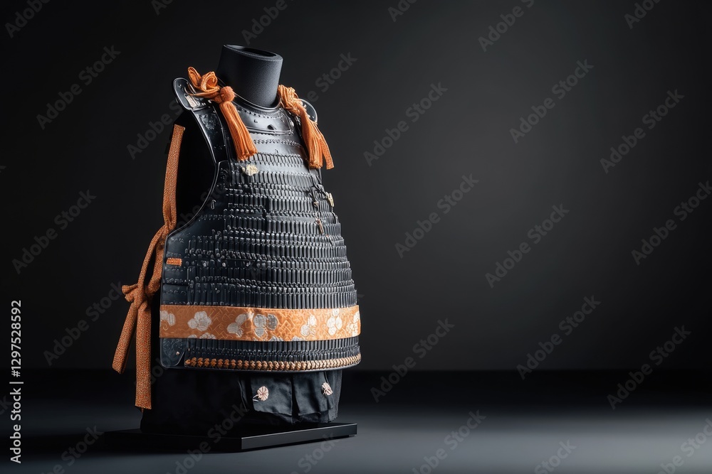 Samurai armor - ancient protection, warrior attire, Japanese ...
