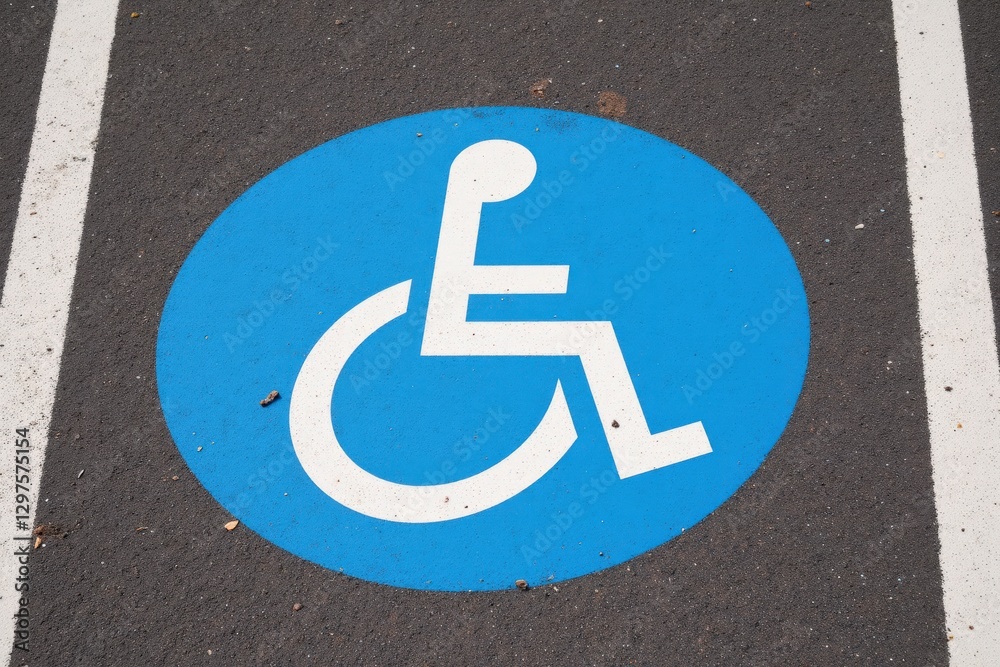 Accessible Parking Symbol Marking for Individuals with Disabilities ...