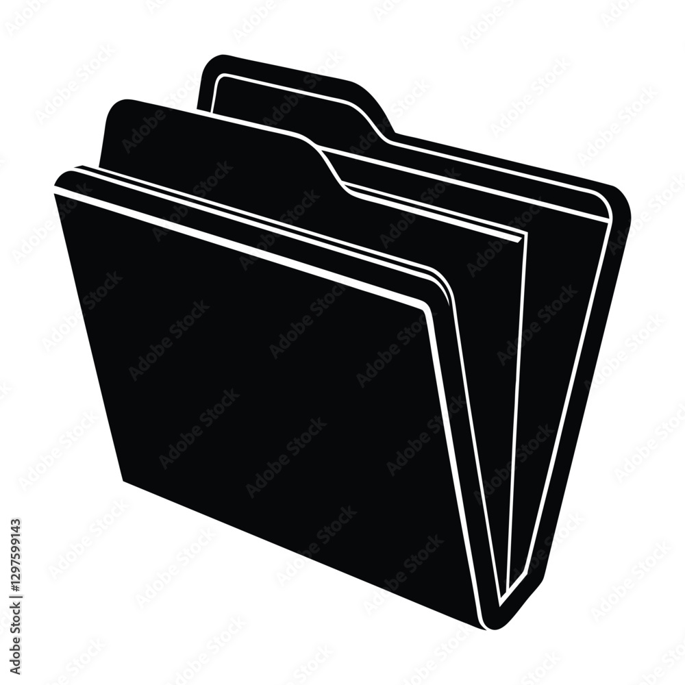 folder icon vector, folder icon vector illustration, Folder icon ...