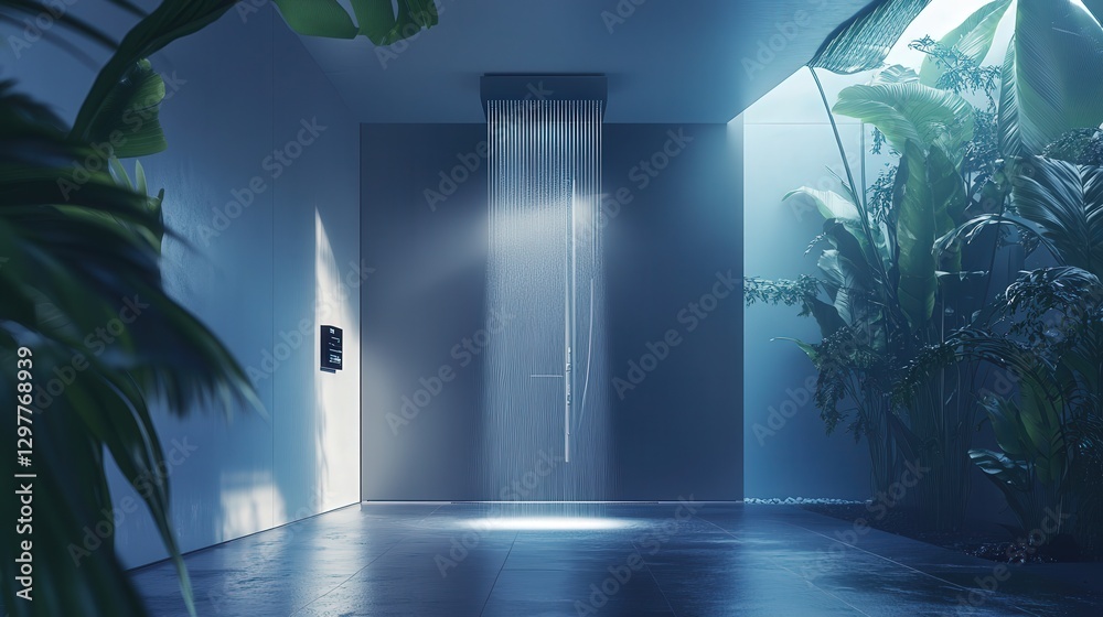 AI-powered shower system with real-time water purification, smart ...