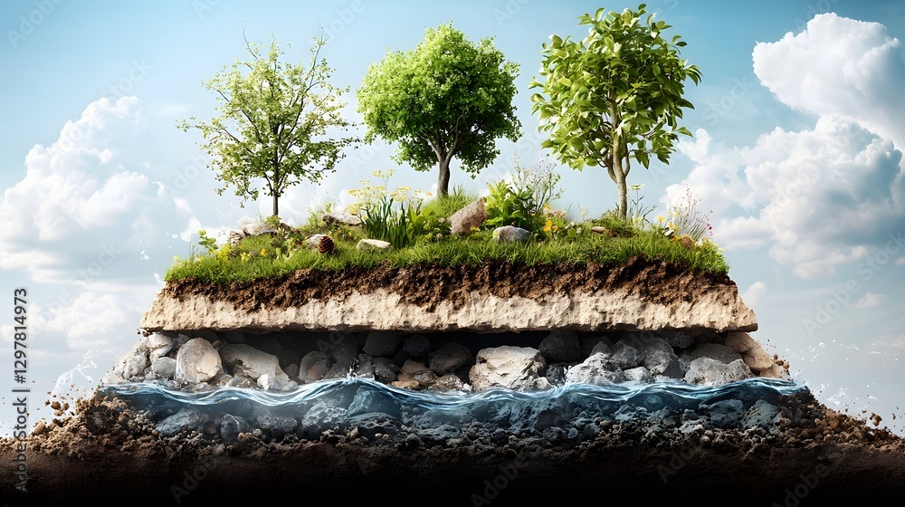 Detailed Infographic Pyramid Visualizing the Different Layers and ...