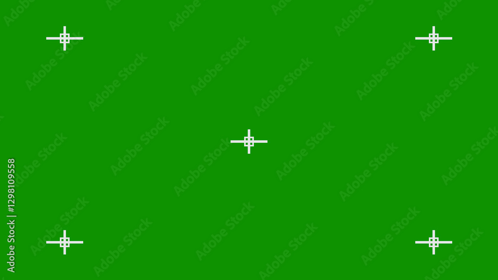 Green screen background, VFX motion tracking markers. Art design green ...