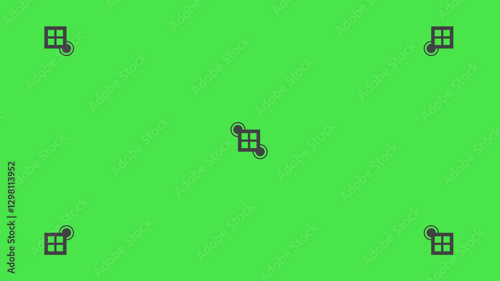 Green screen background, VFX motion tracking markers. Art design green ...