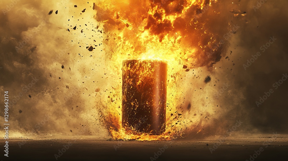 Lithium battery danger of overheating, burning, and exploding due to ...