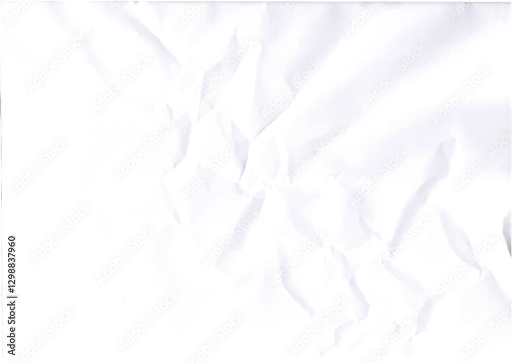 crumple paper, Scramble paper, scrambled paper. textured paper. white ...