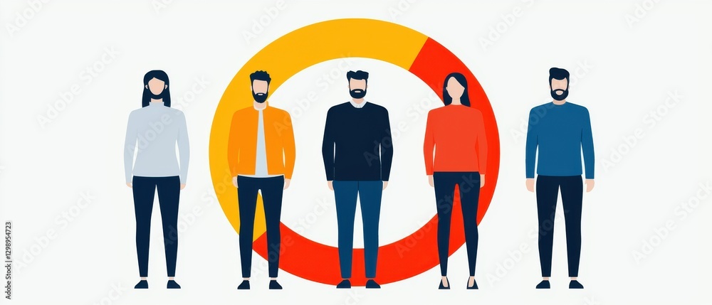 Soft Skills Infographics concept. Circular Infographic Highlighting ...