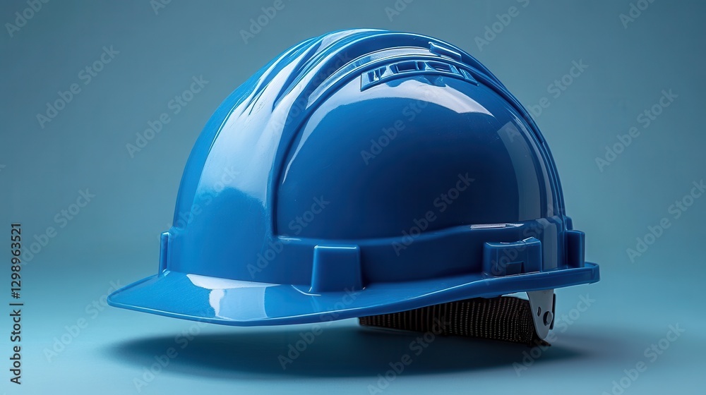 blue safety hat isolated,studio background Stock Illustration | Adobe Stock