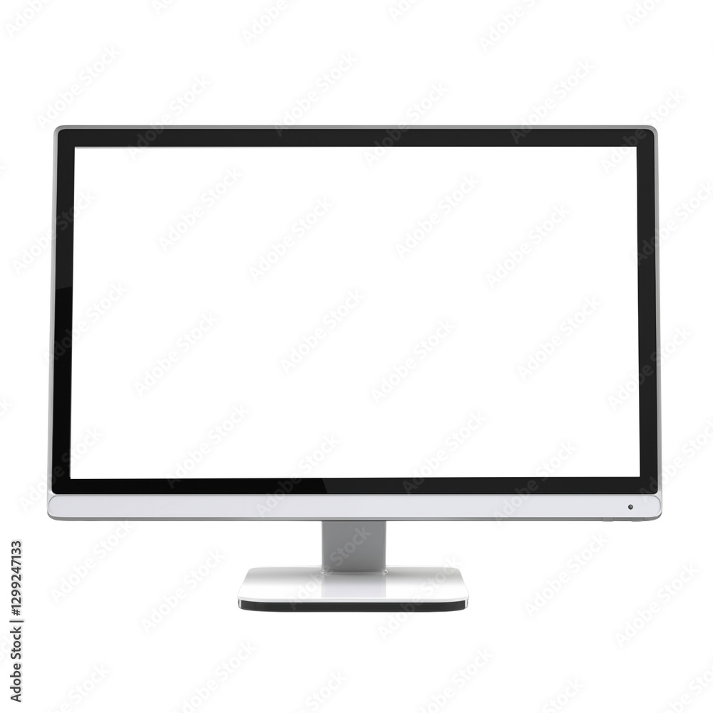 Desktop Computer with CRT Monitor, Frame, white background, PNG cutout ...
