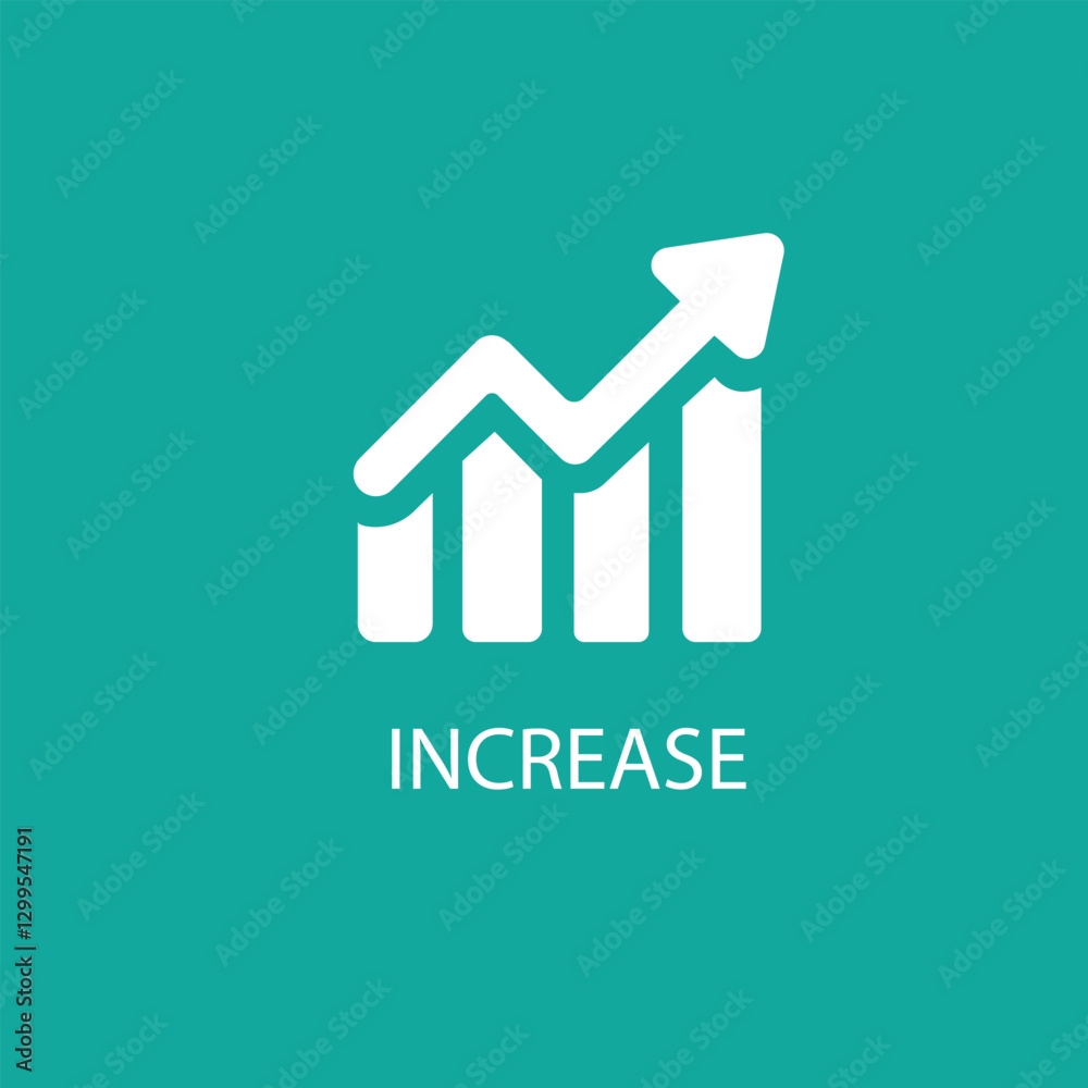 Bar graphic icon black. Perfect Black pictogram illustration. Business ...