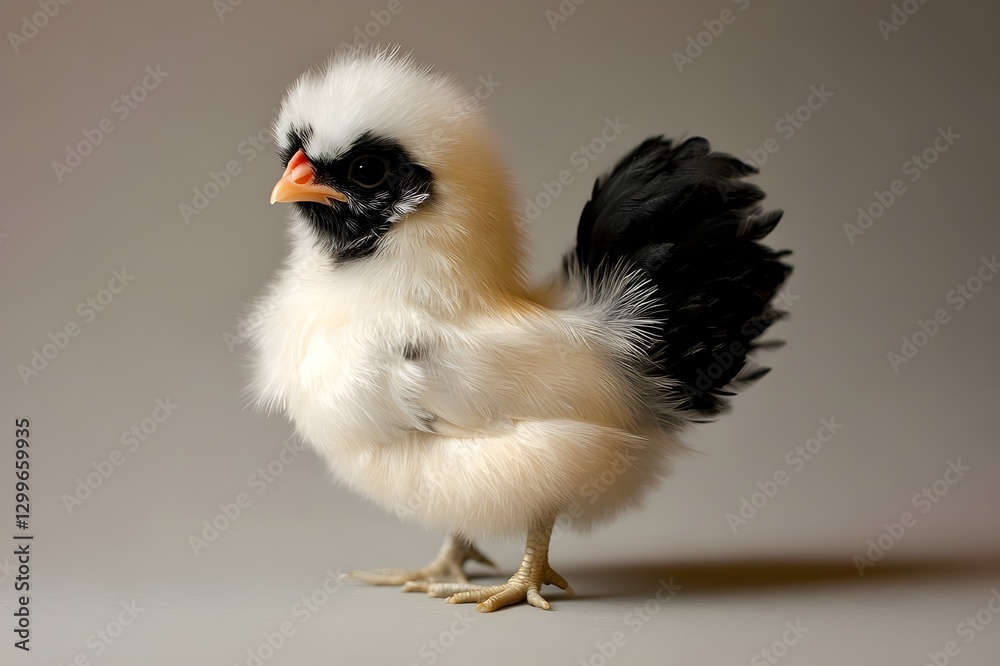 Foto de Stock Miniature elegance of Serama Chicken. The King of ...