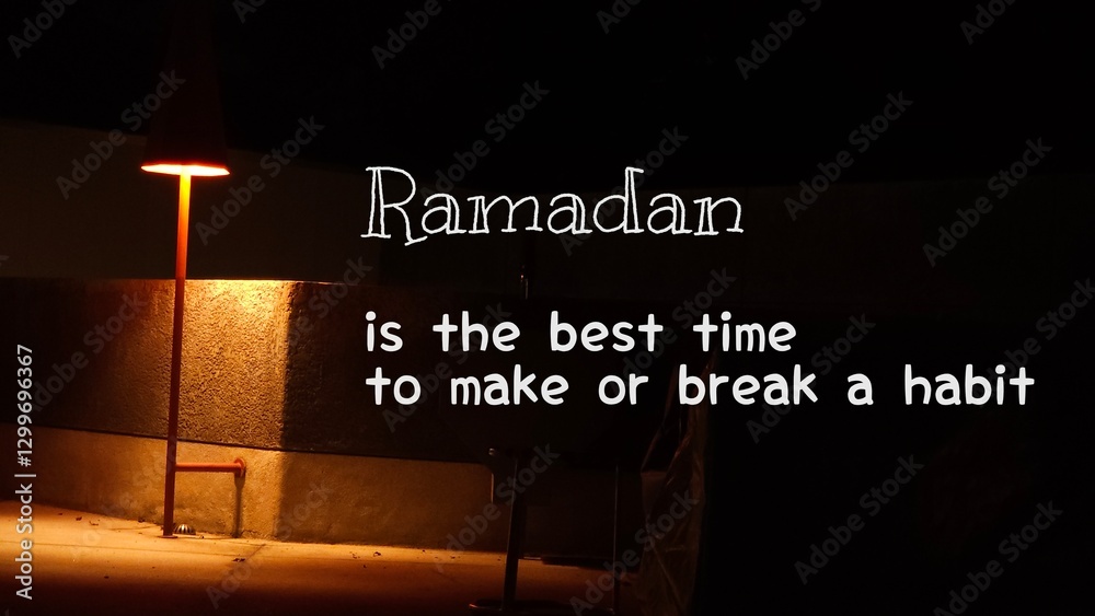 Inspirational and motivational quote about Ramadan, the holy month ...