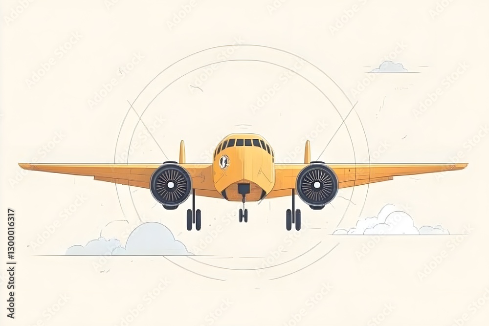 horizontal, color image, propeller, no people, simplicity, airplane ...
