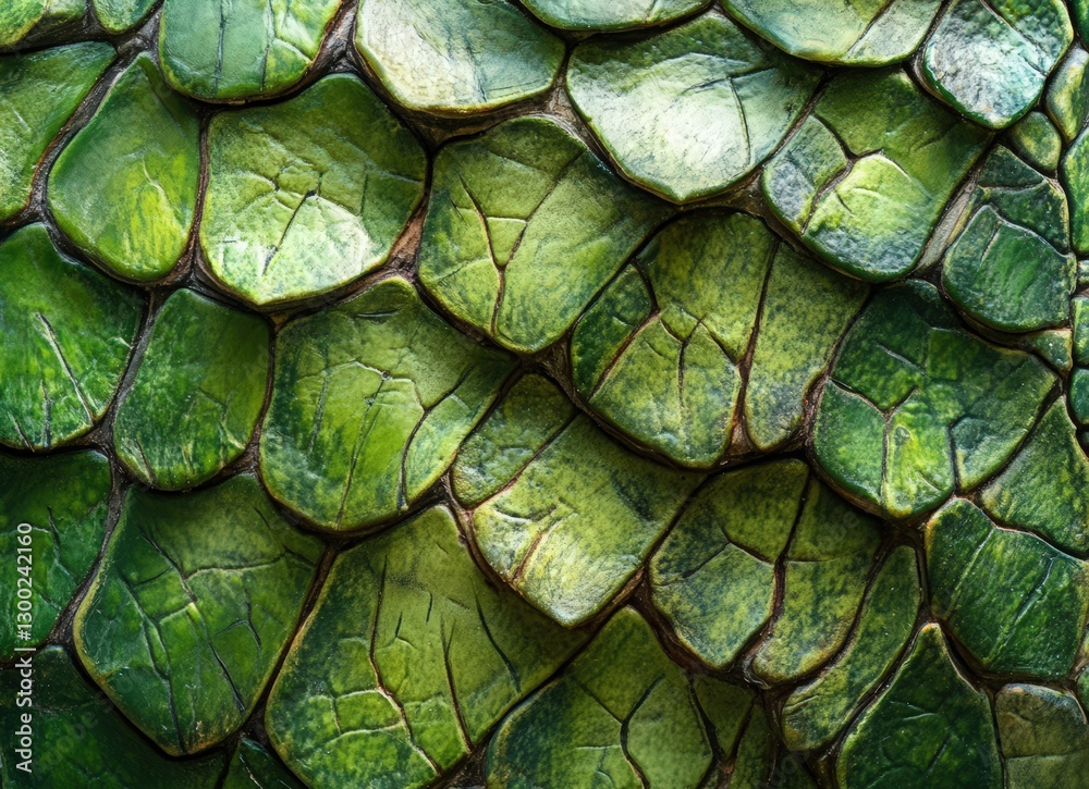 green dragon scales seamless pattern textured background, shiny ...