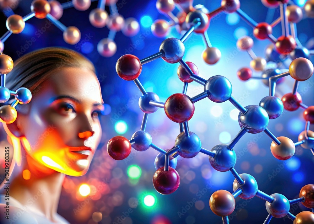 Glycerol 3D Model: Chemical Formula Portrait Photography, Molecular ...