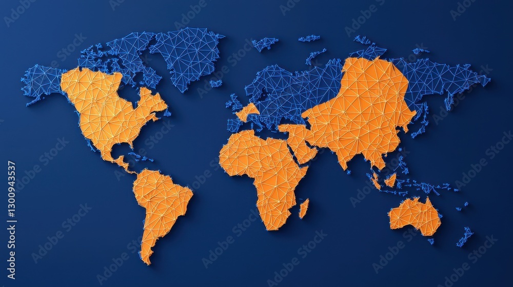 Organization chart infographics concept. Corporate Global Organization ...