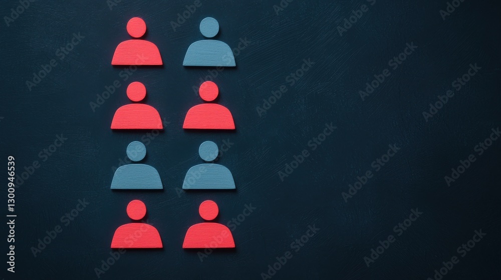 Organization chart infographics concept. Vibrant Color Coded Company ...