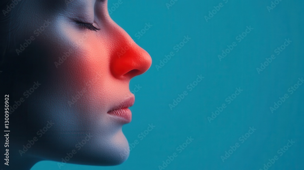 Allergic reactions caused by smog and air pollution. Bacteria and ...