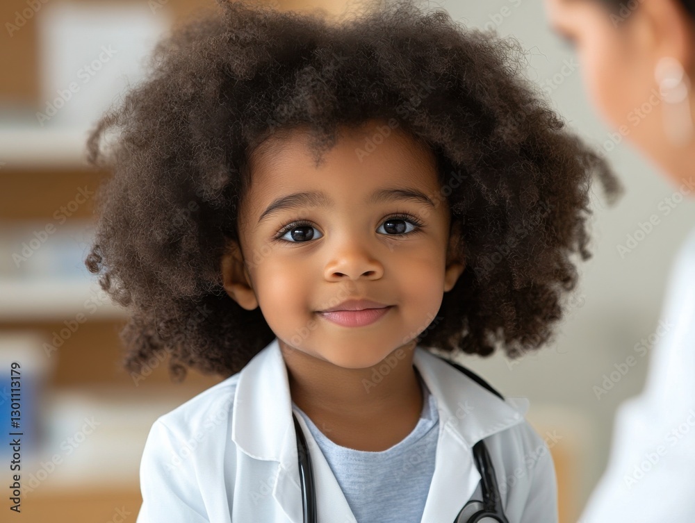 Witness the heartening scene of a child patient listening attentively ...