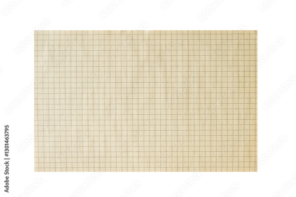 Checkered sheet of paper with white borders , background. PNG on a ...