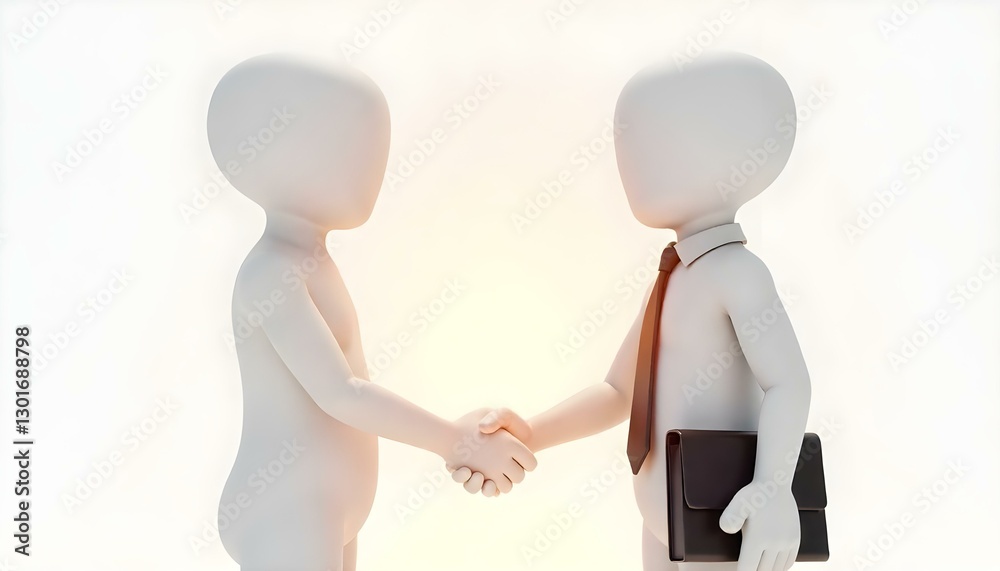 Ilustración de Stock Dos figuras blancas, sin rostro, género y raza ...