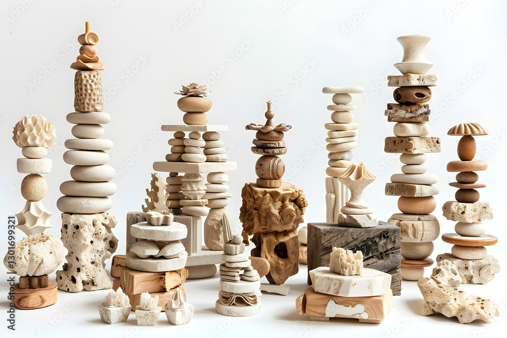 Foto de Stock Organized Hierarchy of Tasks in a Stack: Visualizing ...