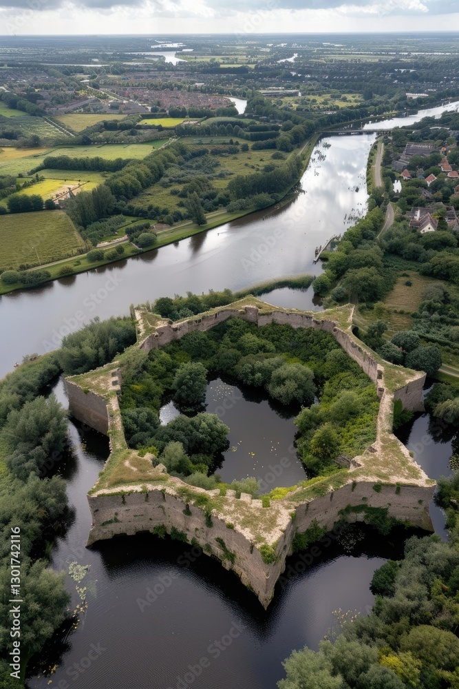 Castle towers with star shape: ancient architecture, enigmatic designs ...