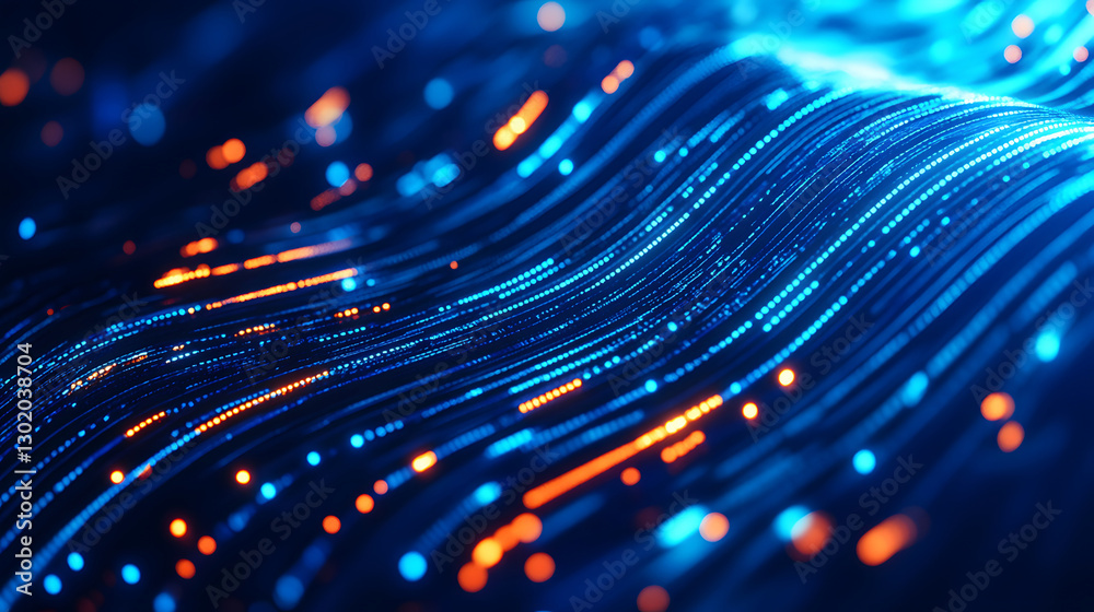 Blue high tech lines connection abstract background, abstract ...