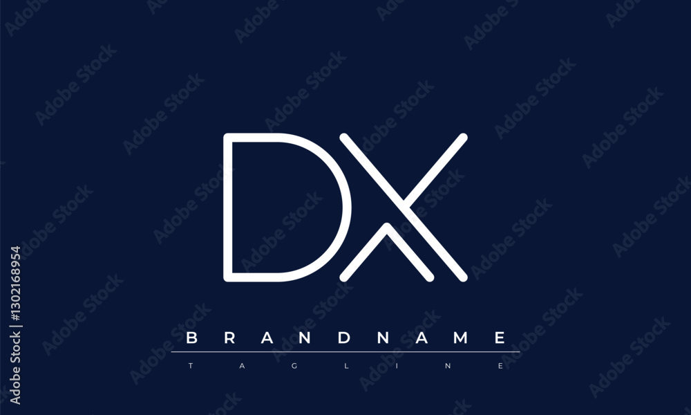 D, X logo design. DX creative Monogram Logo. This logo design is the ...