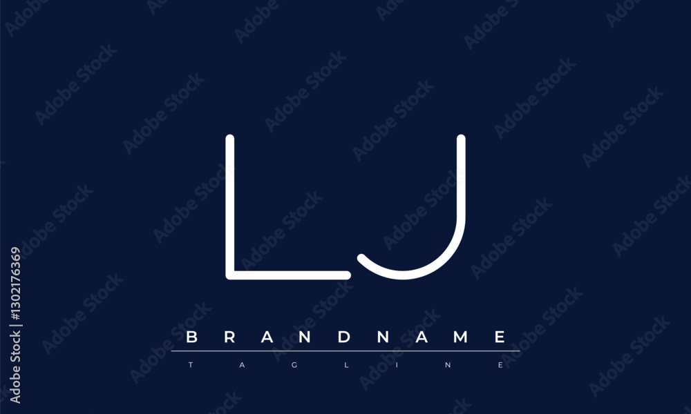 L, J logo design. LJ creative Monogram Logo. This logo design is the ...