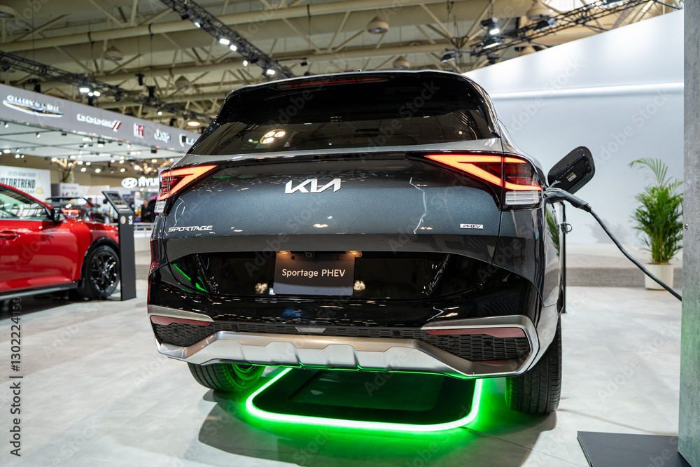 2025 Kia Sportage PHEV automobile at the 2025 Canadian International AutoShow. Toronto, Canada ...