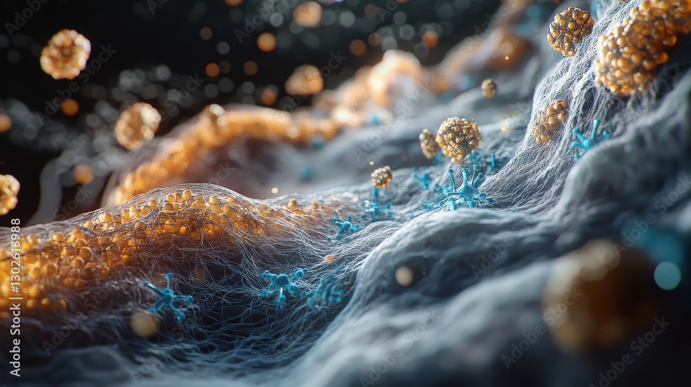 A stunning look at the process of cellular respiration, with ...