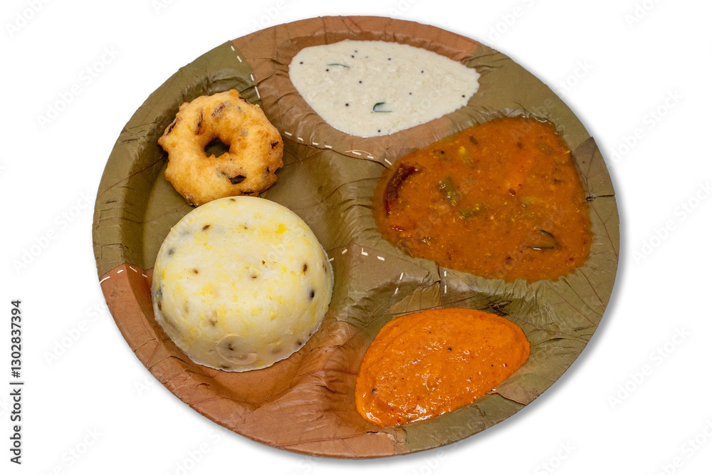 Classic Pongal Vada Breakfast Combo Hotel Style With Ven Pongal, Medu ...
