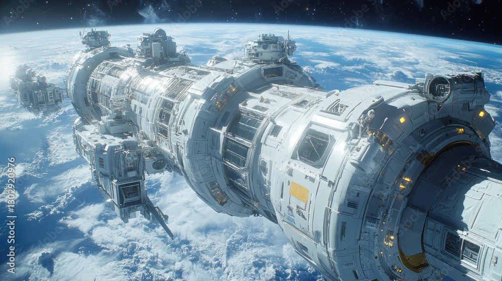 Engineers concept for zero gravity technology illustrating AI ...