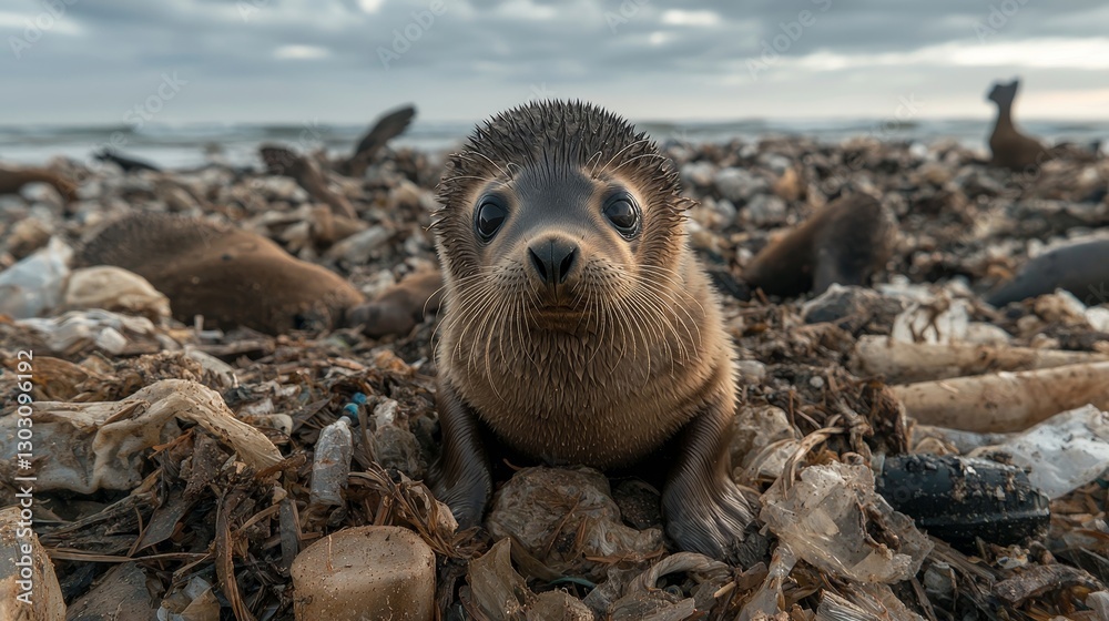 Ocean waste crisis plastic pollution and marine life impact in coastal ...