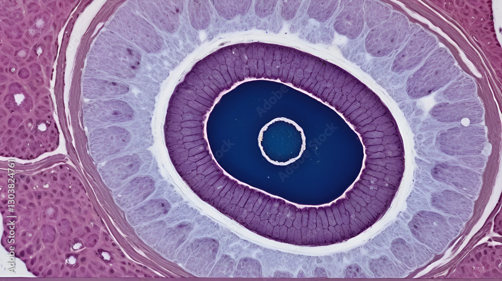 Ilustración de Stock Photomicrograph of pyogenic granuloma, in rectal ...