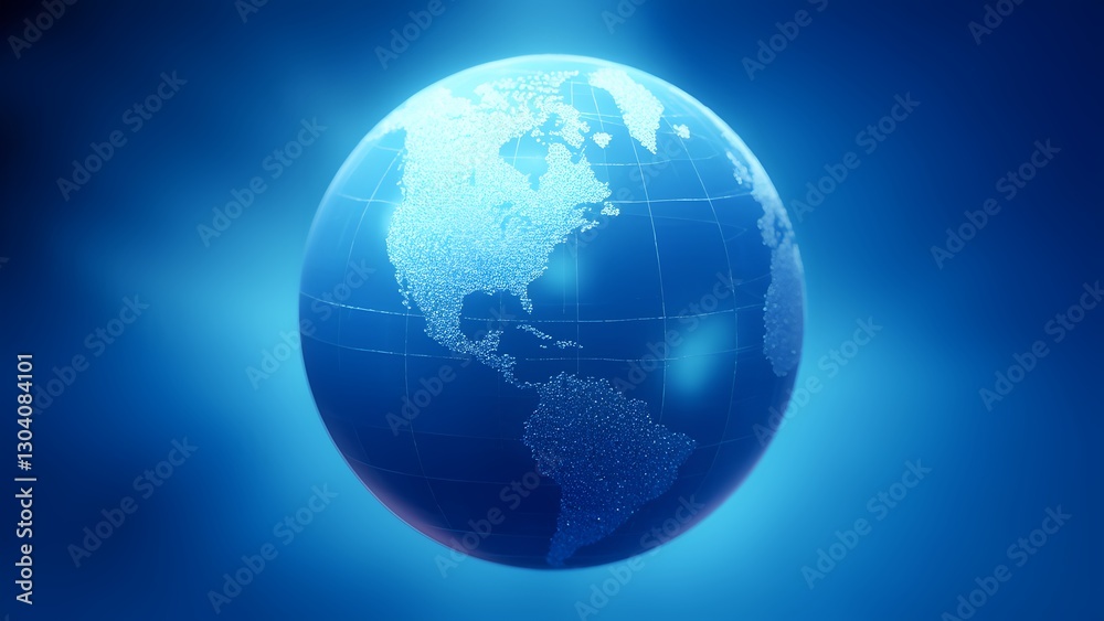 Global connectivity exploring the digital map of earth virtual environment satellite viewpoint ...