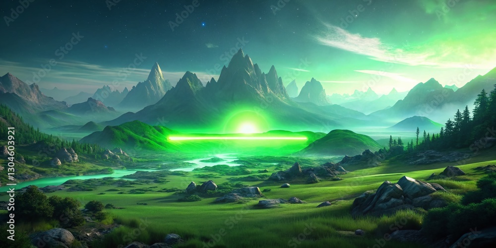 Loading Bar Landscape: Progress Animation 0-100% Downloading Screen ...