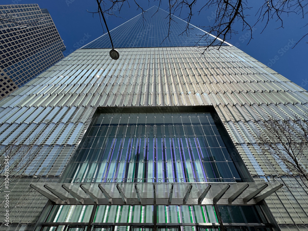 New York City, USA, March 31, 2024: View of One World Trade Center or ...