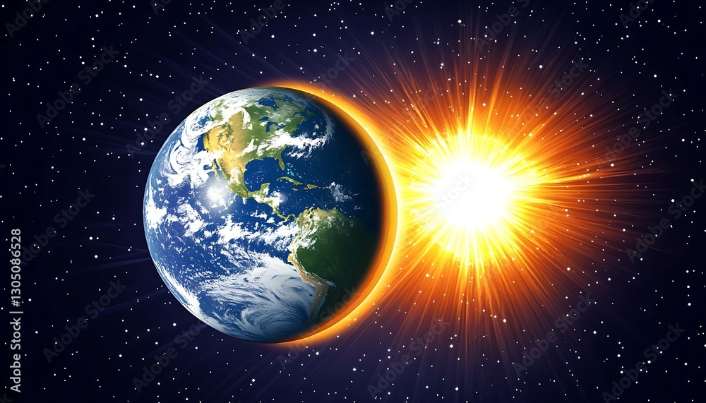 Earth axis diagram illustration showing the tilt of the Earth's ...