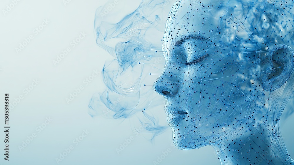 Acupuncture Energy Meridians Banner - featuring a flowing blue vortex ...