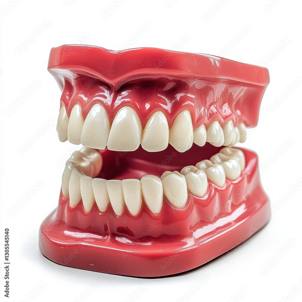 Educational model of human teeth demonstrating dental anatomy for ...